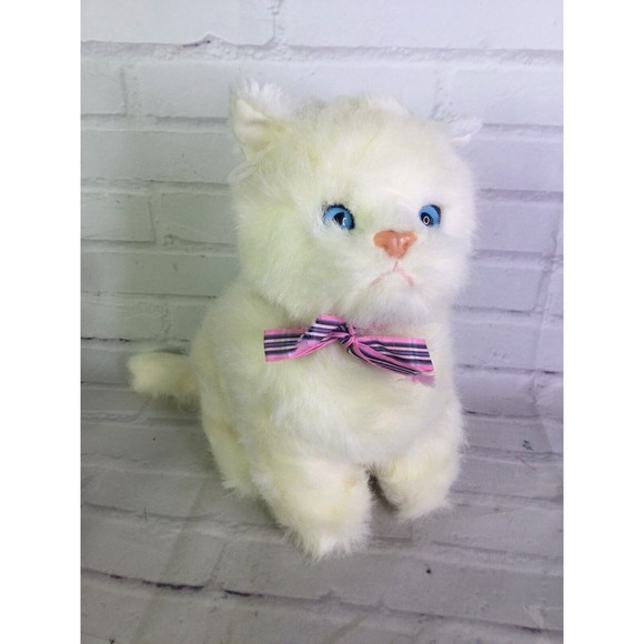 The Plush Factory | Toys | The Plush Factory White Cat Kitten Plush ...